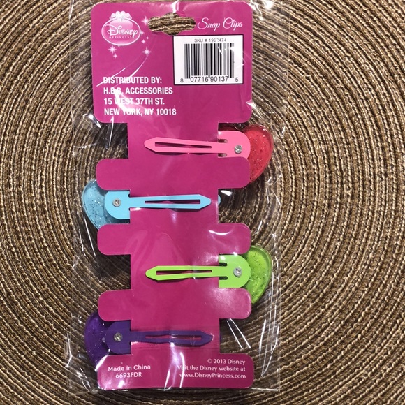 Disney | Accessories | Disney Princess Snap Clips Hair | Poshmark